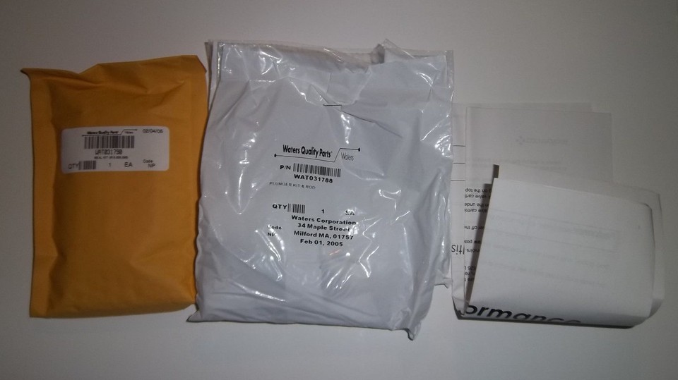 Waters Performance Maintenance Kit, WAT052672, For 616 LC System, HPLC ...