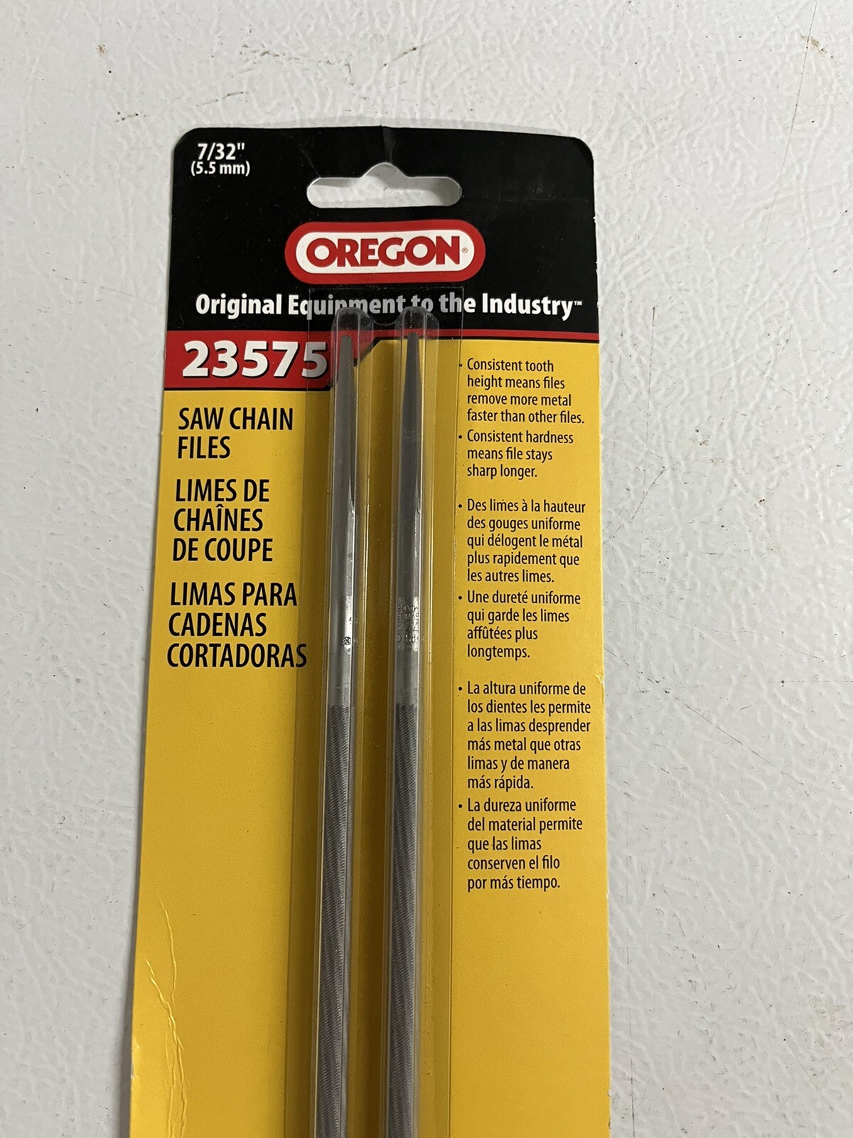 7/32” Chainsaw File Oregon 2 Pack | eBay