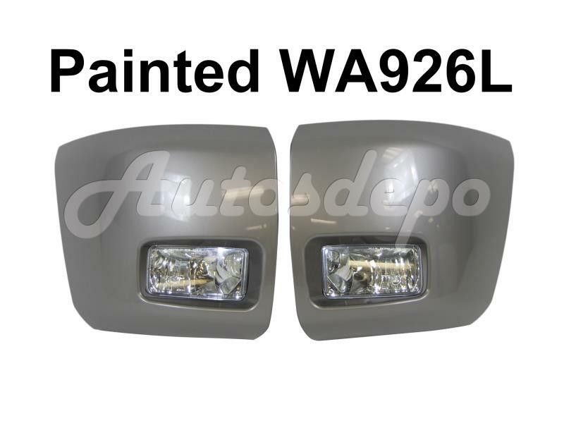 Painted WA926L Front Bumper End Cap Fog Light Set For 2007-2009 ...