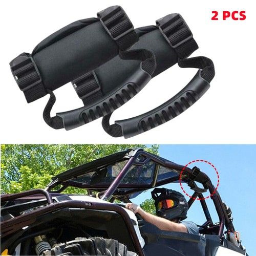 Adjustable ATV UTV Roll Bar Straps Grab Handle Oxford Side Top Mount ...
