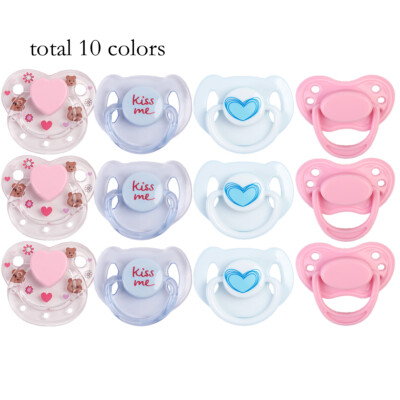 3PC Realistic Baby Magnetic Pacifiers for Reborn Baby Dolls Toy ...