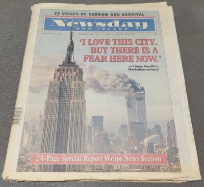 Newsday September 11, 2002 9/11 Vintage Newspaper | eBay
