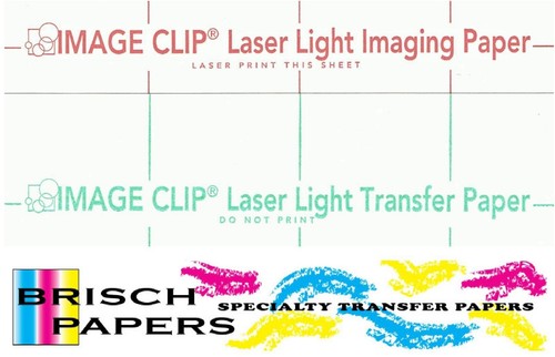 LASER TRANSFER WHITE FABRIC "IMAGE CLIP LIGHT" #9770: 11x17" (100ct ...