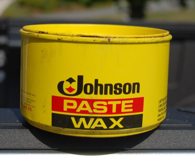 1 SC Johnson Paste Wax 16 oz Can Shine & Protect Opened Used 1982 can ...