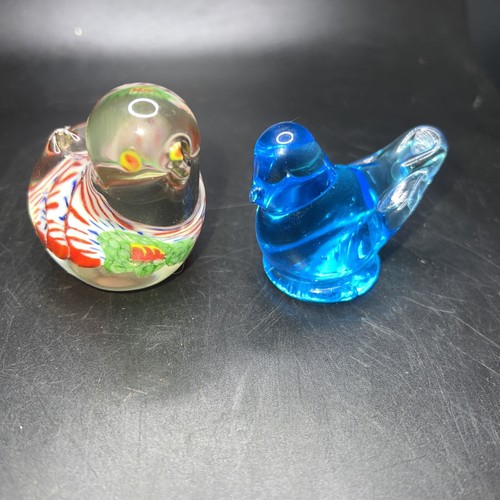 vintage ron ray bluebird of happiness and extra art glass bird | eBay