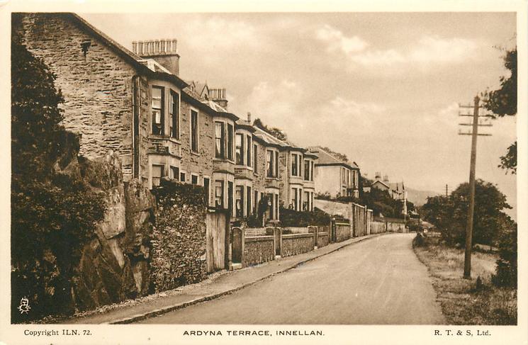 Innellan Scotland Ardyna Terrace OLD PHOTO | eBay Australia