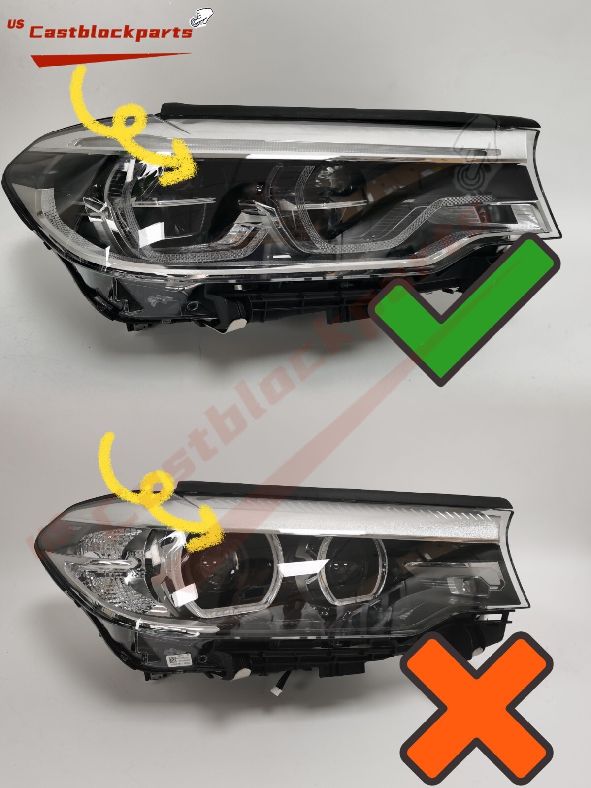 2017 2018 2019 2020 BMW 5 SERIES, M5 FULL LED ADAPTIVE HEADLIGHT RIGHT ...