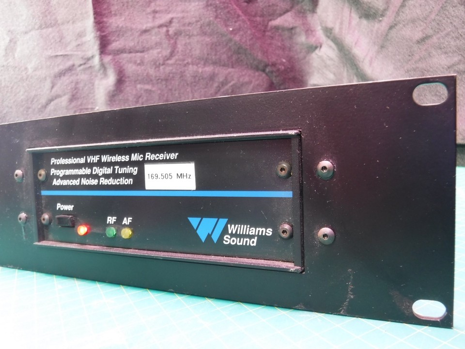 VHF WILLIAMS SOUND WIRELESS MICROPHONE RECEIVER WMS R11 | eBay