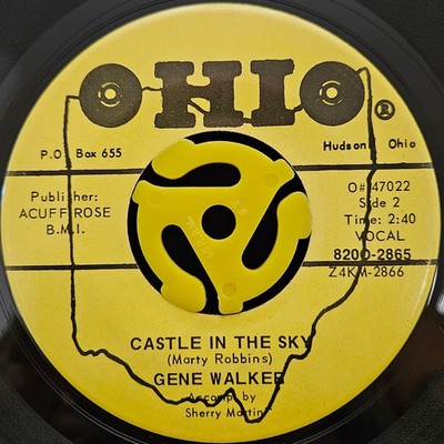 Country Bopper 45 - Gene Walker - Castle In The Sky - Ohio Vg+ HEAR | eBay