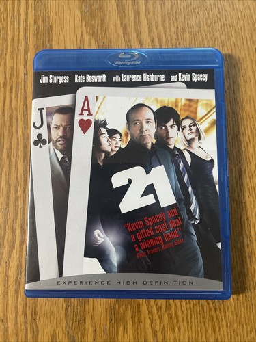21 Blu-ray Casino Card Counting Movie New Kevin Spacey Kate Bosworth ...