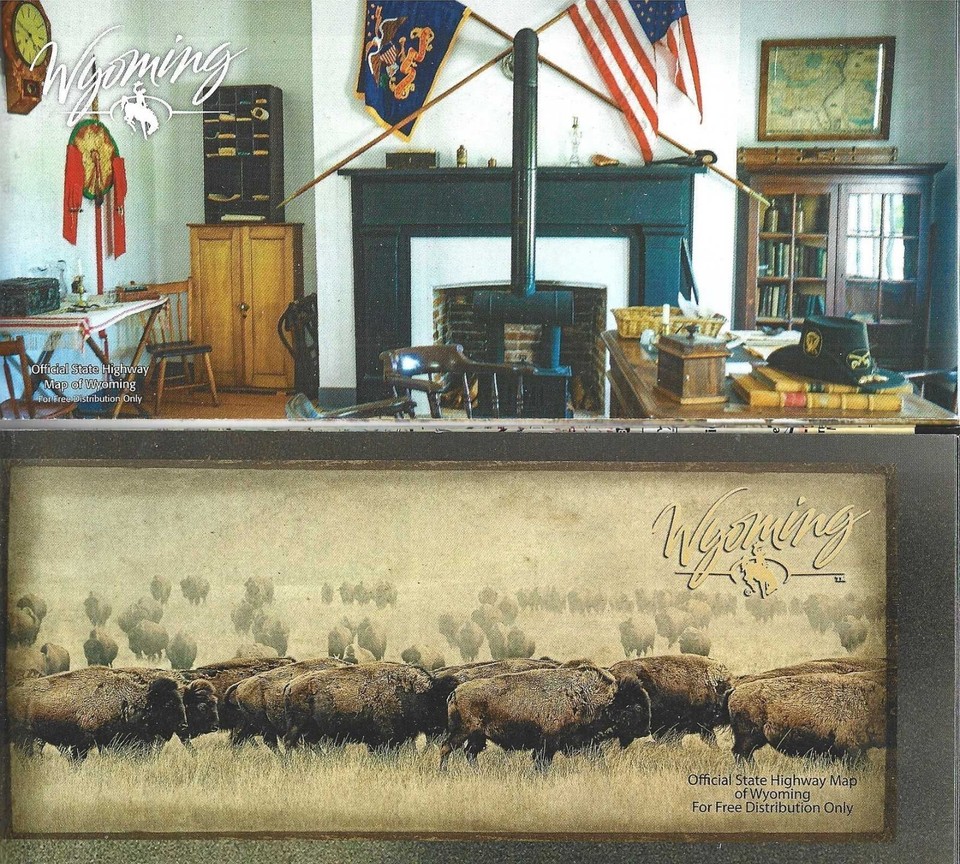 WYOMING HIGHWAY MAPS – 2008/2011/2012/2020 - OFFICIAL WYDOT ISSUE – 4 ...