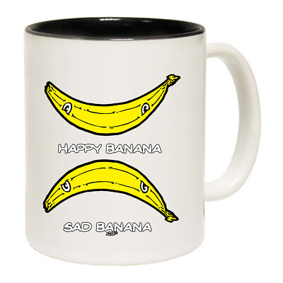 Happy Banana Sad GIFT BOXED Funny Mugs Novelty Coffee Mug Cup | eBay