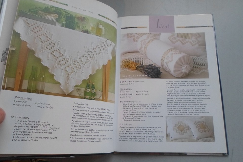 le broderie HARDANGER BURDA ex de bibliotheque | eBay