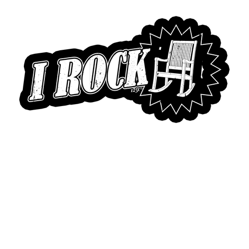 2 x Car Stickers i rock rocking chair Decal Truck Bumper Laptop Window ...
