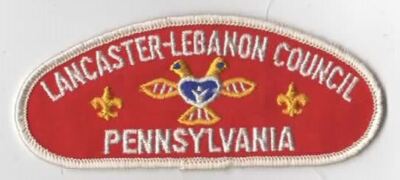 Lancaster Lebanon Council SAP CSP Pennsylvania WHT Bdr. (SEWN) [BS1088 ...