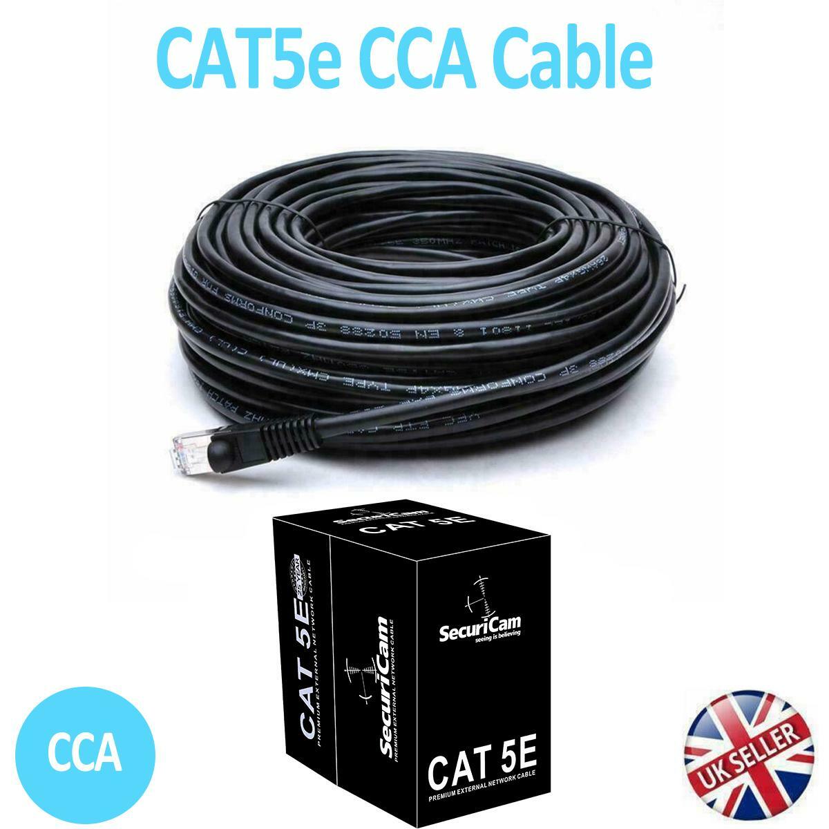 Cat5e Cable CCA UTP External Networking Gigabit Ethernet LAN CCTV RJ45 ...