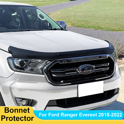 Bonnet Protector Hood Guard Tinted For Ford Ranger Everest 2015-2022 AU ...