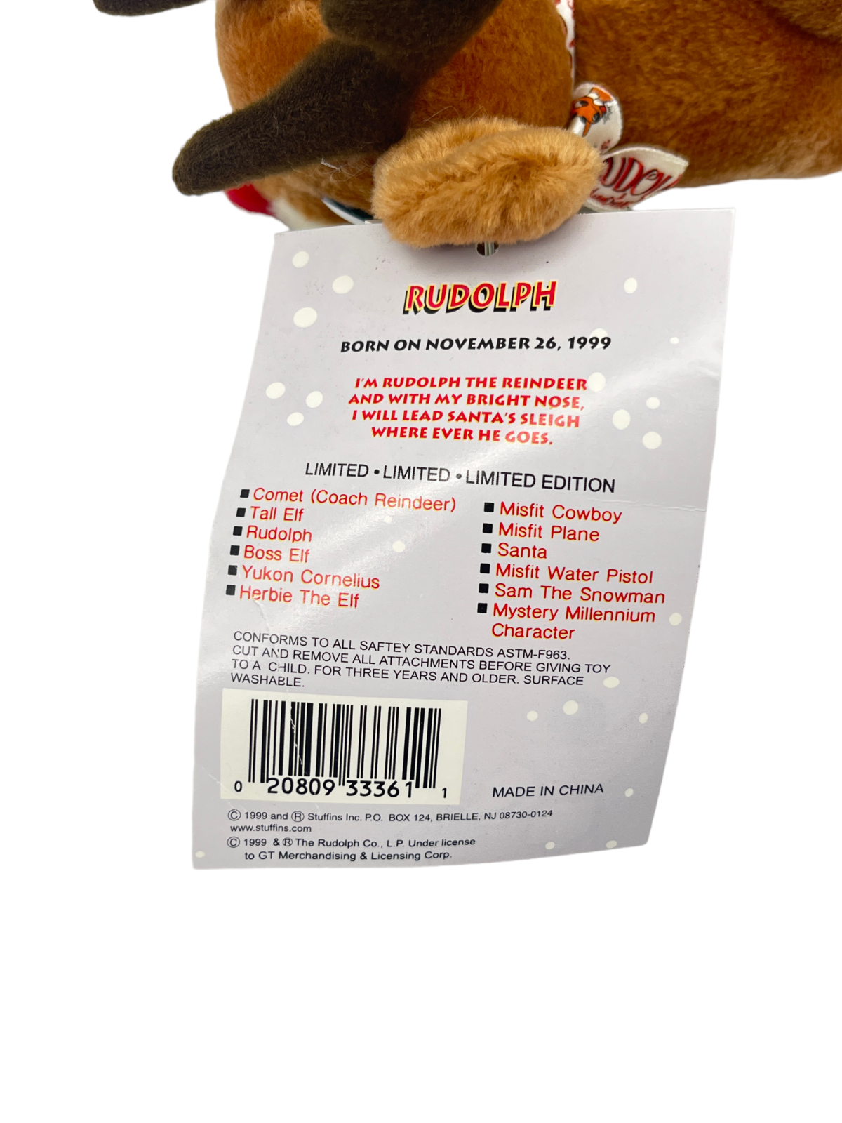 1999+Rudolph+Red+Nosed+Reindeer+CVS+Limited+Edition+50th+Anniversary ...