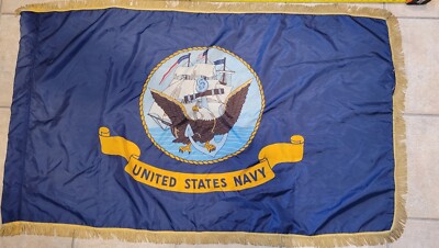 Vintage United States Navy Flag USN Banner US Military Pennant 3x5 | eBay