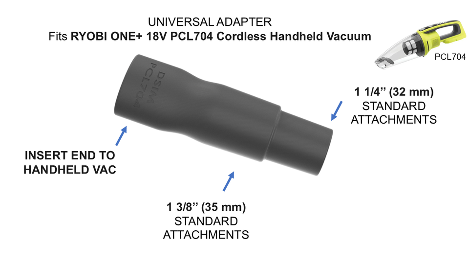 Ryobi PCL704 Universal Attachments Adapter for the 18V ONE Plus Hand ...