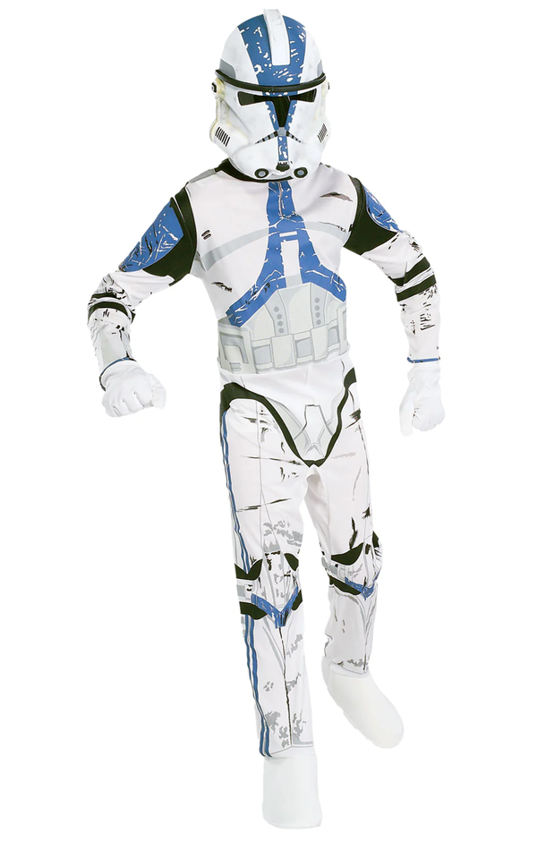 Stormtrooper Boys Costume Star Wars Licensed Fancy Dress Outfit Kids ...