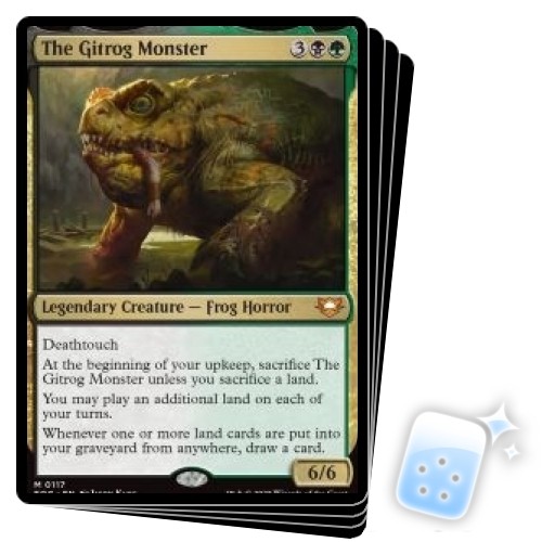 THE GITROG MONSTER X4 Edge Of Eternities Commander Magic MTG MINT CARD ...
