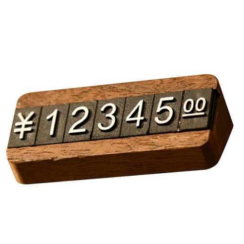 Vendor Display Pricing Signs Price Cube Blocks Label Stand Cards Clip ...