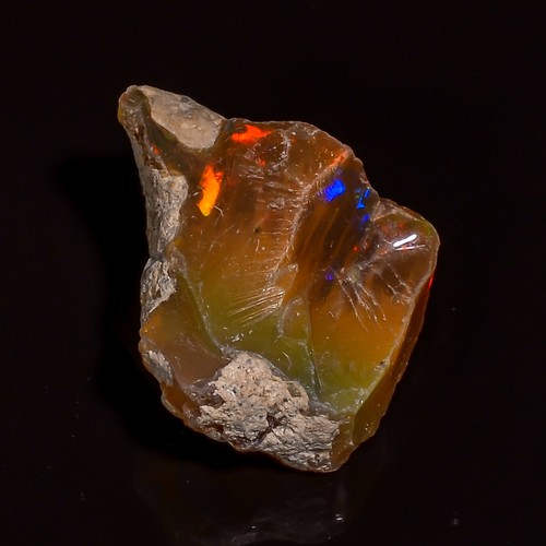 Naturale Etiope Opale Grezzo Gioco Di Colore 13.65 KT 16x22x10 MM ZZ151 ...