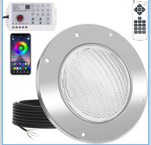 Pool Lights for Inground Pool 60W 10 Inch Color Changing LED Inground ...