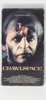 Crawlspace (VHS 1986) Klaus Kinski, Lightning Video! HORROR CLASSIC ...