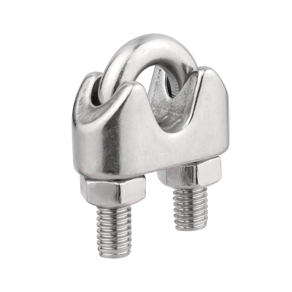 5/16 Inch M8 Stainless Steel Wire Rope Cable Clip Clamp Pack of 15 | eBay
