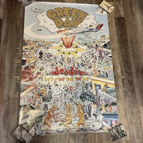GREEN DAY Dookie rare original promotional poster from 1994 | eBay