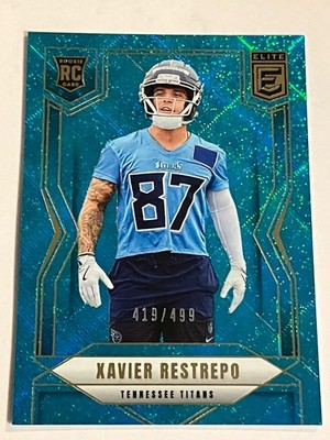 2025 Panini Donruss Elite - Rookies Xavier Restrepo #136 Teal Matrix ...