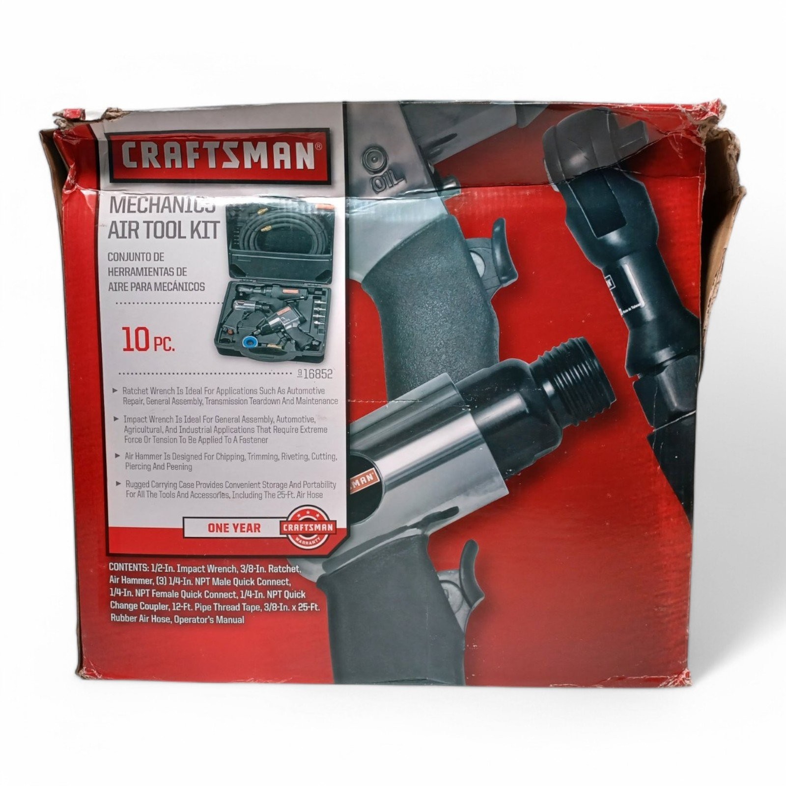 Craftsman 16852 Mechanic Air Tool Set - 10 Piece for sale online | eBay