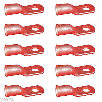 10 PACK 2ga Gauge 5/16 Ring Terminal golf cart car Battery cable wire ...