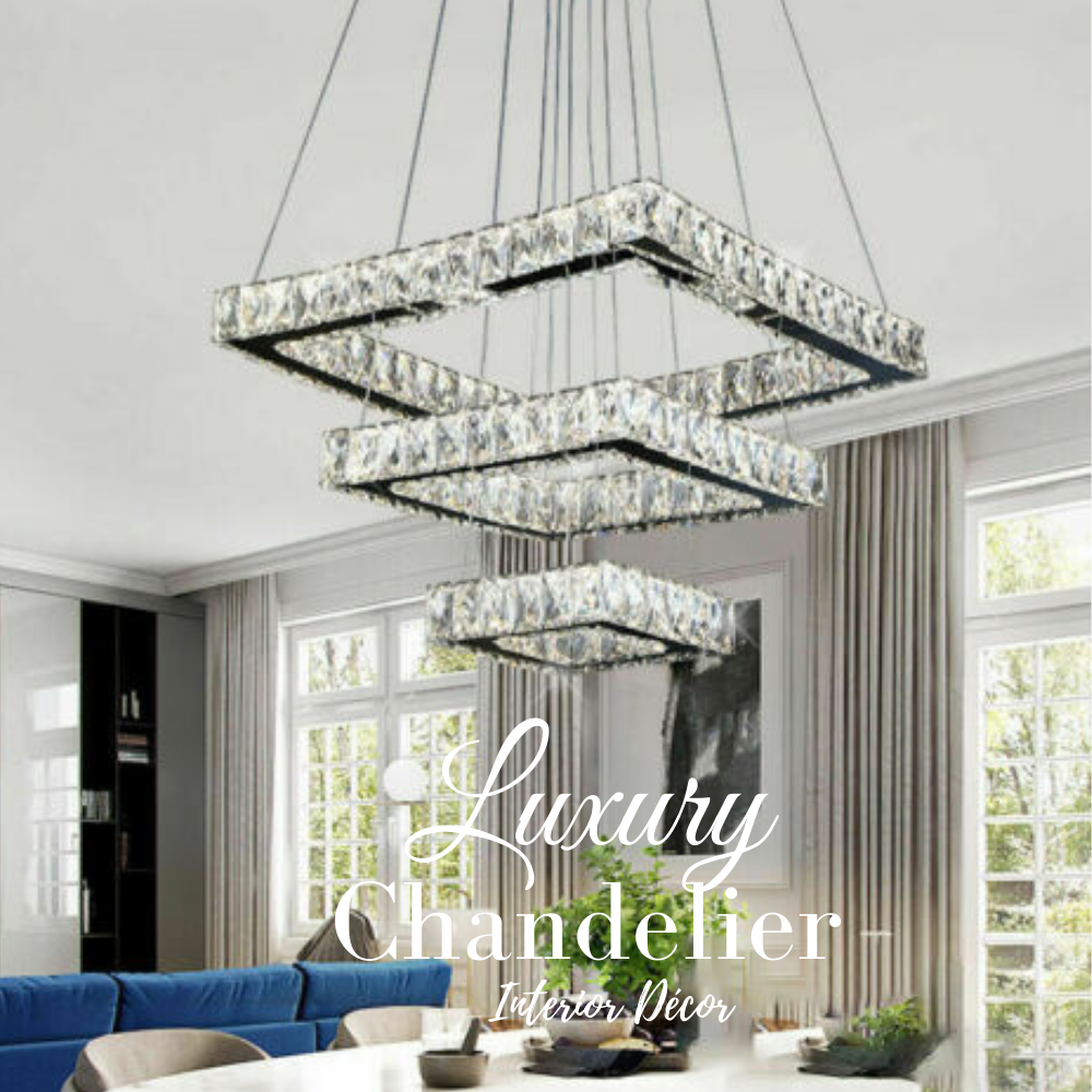 Square Led Modern Pendant Lighting