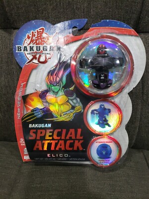 Bakugan special attack Darkus Elico Element Wheel. Separated package ...