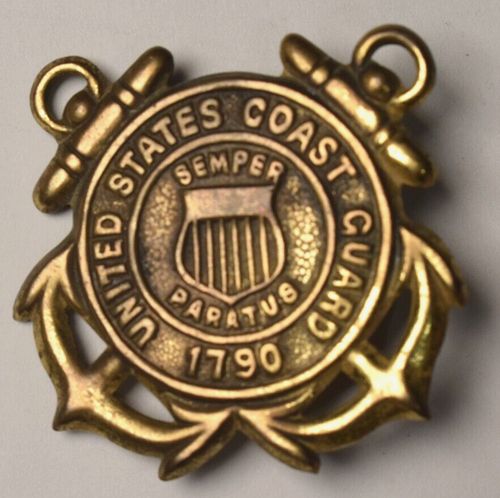 WW2 USCG US Coast Guard Hat Cap Badge Insignia World War II Era ...