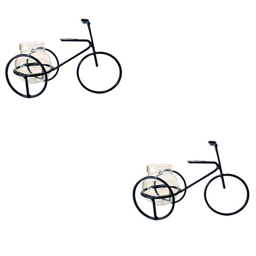 2 Pack Bicycle-shaped Flower Pot Arrangement Vase Creative Hydroponic | eBay UK