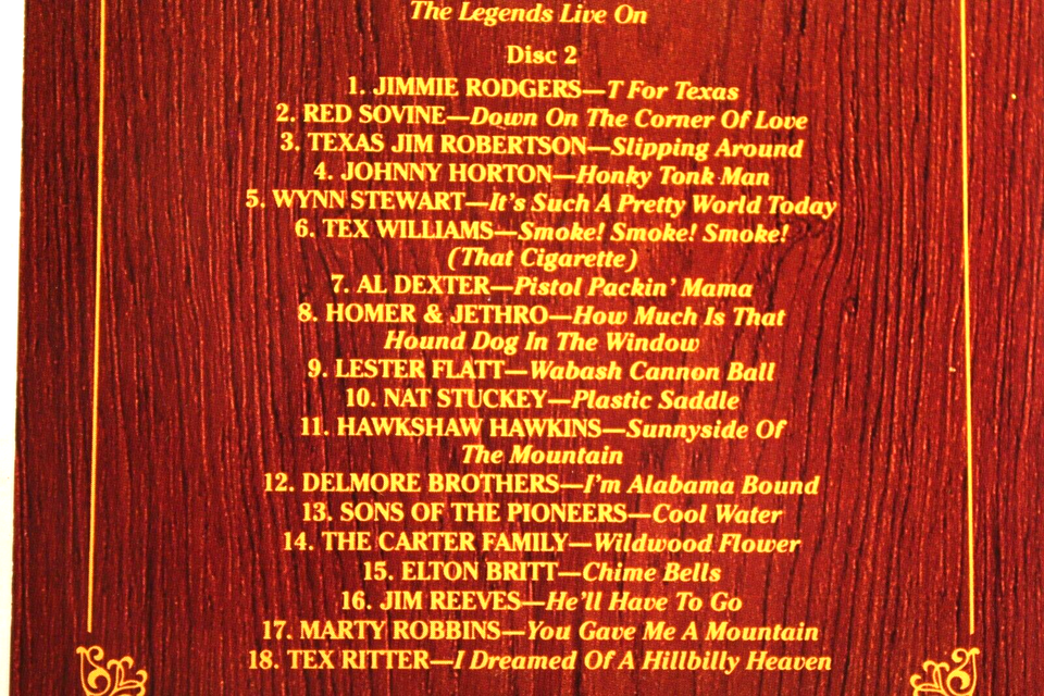 COUNTRY HEAVEN The Legends Live On (CD) Trad Country/Bluegrass VG Cond ...