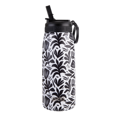 OASIS S/STEEL DOUBLE WALL INSULATED SPORTS BOTTLE & SIPPER STRAW 780M ...