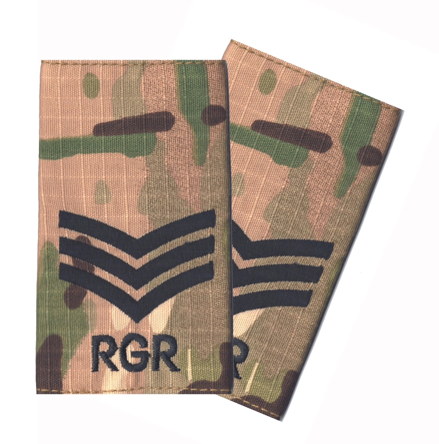 Royal Gurkha Rifles Rank Slides MTP Multicam Gurkha Rank Slides RGR ...