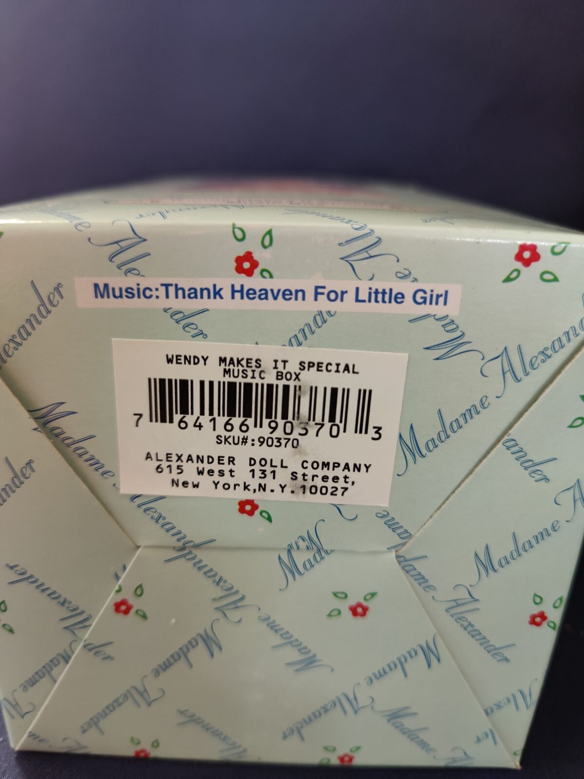 Madame Alexander Wendy Makes It Special Music Box | eBay