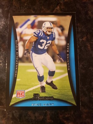 2008 Bowman Football Mike Hart Rookie #187 Colts Michigan Wolverines | eBay