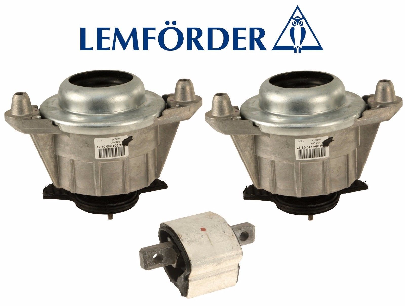 NEW For Mercedes W204 W212 C300 C350 Trans Mount & Left & Right Engine ...