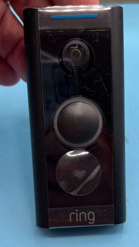 Ring Video Camera Doorbell - Black 5AT3T5 Wired | eBay