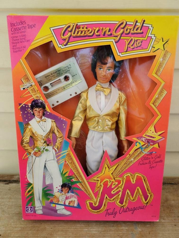 1986 Glitter N Gold Rio From Jem And The Holograms, Collectible doll ...