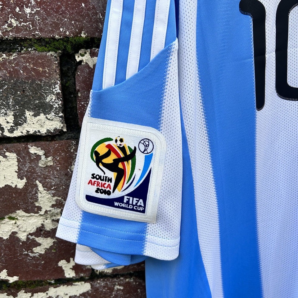 Argentina 2010-11 Home Shirt MESSI 10 Classic Football World Cup Match ...