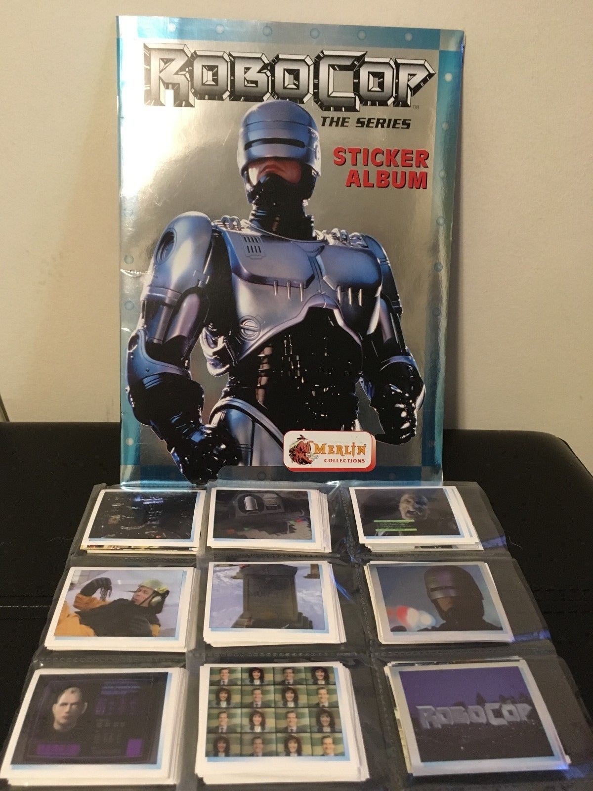 RARE Robocop The Series Complete Merlin Sticker Set with Album from ...