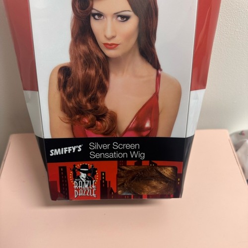 Smiffy's Auburn Red Head Silver Screen Sensation Jessica Rabbit Wig NEW | eBay
